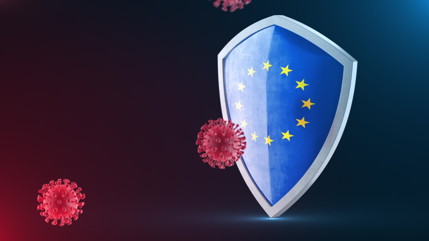 Security Shield as Virus Protection Stock Footage Video (100% Royalty ...