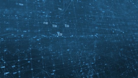 Computer Network Net Business Background Digital Stock Footage Video ...