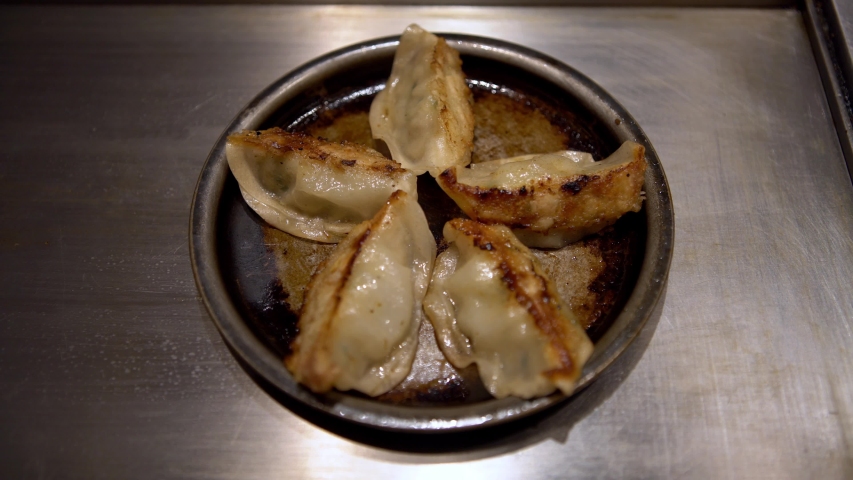 Cooked Gyoza on grill image - Free stock photo - Public Domain photo ...