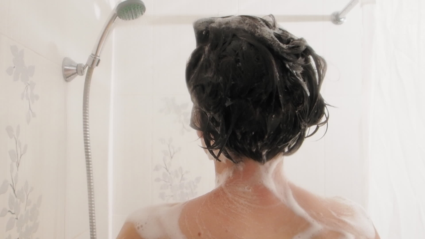 young girl shower Stock Footage Video (100% Royalty-free) 1011053825 ...