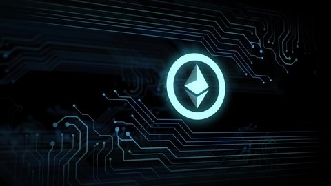 abstract animation ethereum eth digital virtual Stock Footage Video ...