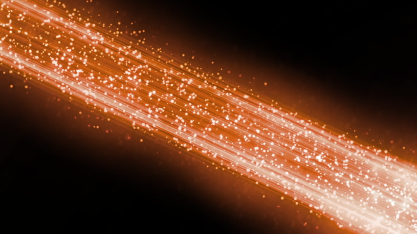 orange particle line loop animation Stock Footage Video (100% Royalty ...