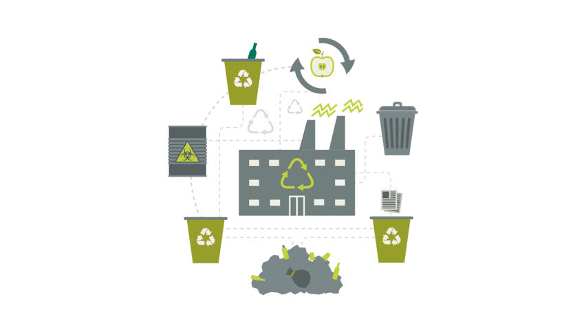 Plastic Pollution Infographic Stock Video Footage - 4K and HD Video ...