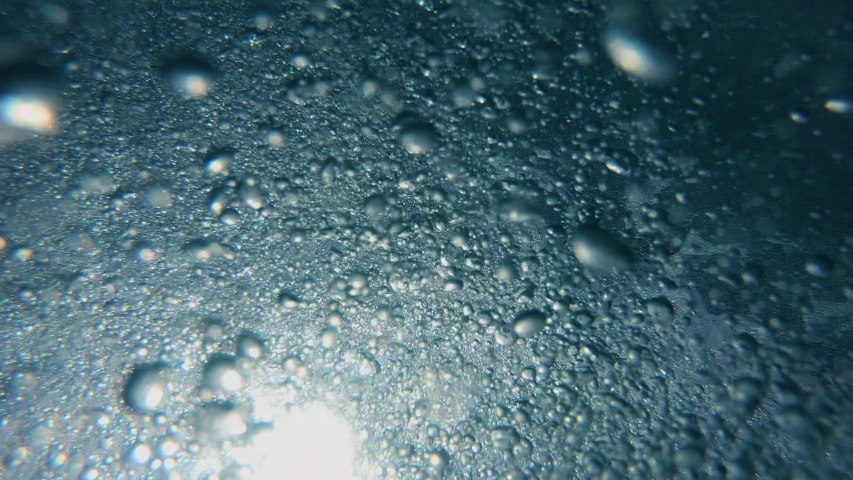 Sea Water Top Down Aerial View Stock Footage Video (100% Royalty-free ...