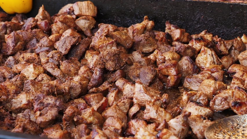 Meats cooking in a large pot image - Free stock photo - Public Domain ...