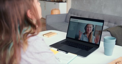 teenager girl busy writing learning drawing Stock Footage Video (100% ...