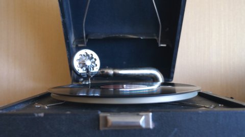42 Gramophone front view Stock Video Footage - 4K and HD Video Clips ...