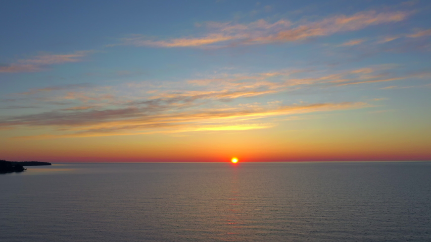 Beautiful Sunset at Algoma, Wisconsin image - Free stock photo - Public ...