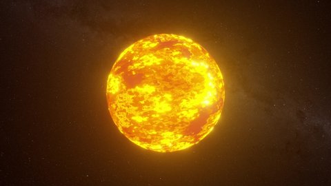 Sun Surface Solar Flares Sun Spinning Stock Footage Video (100% Royalty ...