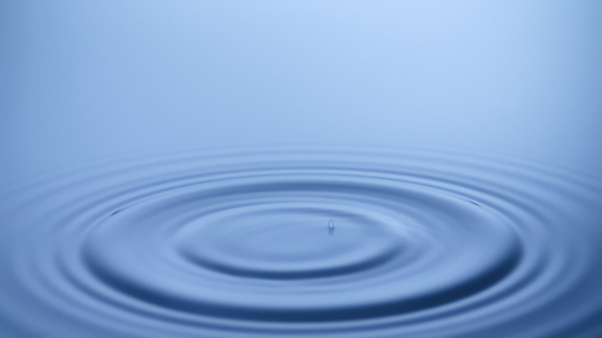 slow motion water drop splash into Stock Footage Video (100% Royalty ...