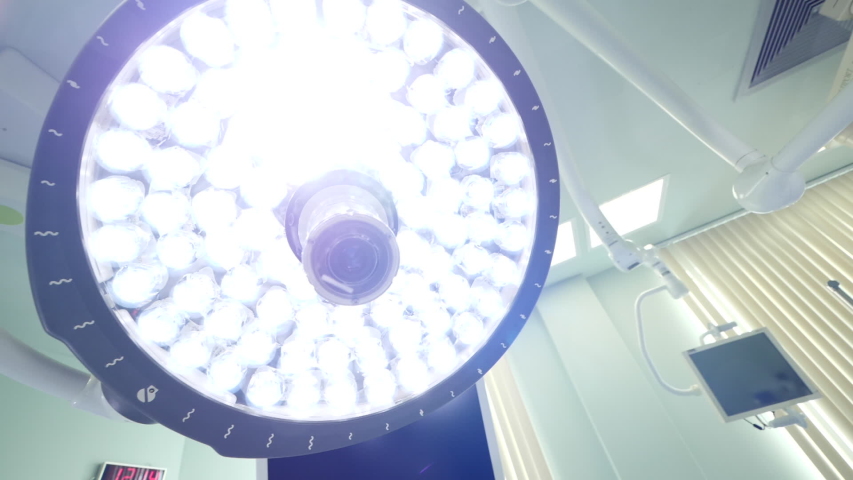 operating room surgeon operation operational light Stock Footage Video ...