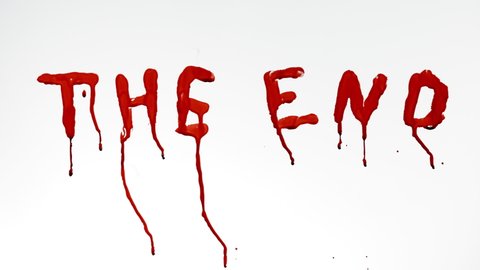 Bloody Letters Handprint Showing Revenge Stock Photo 119456782 ...