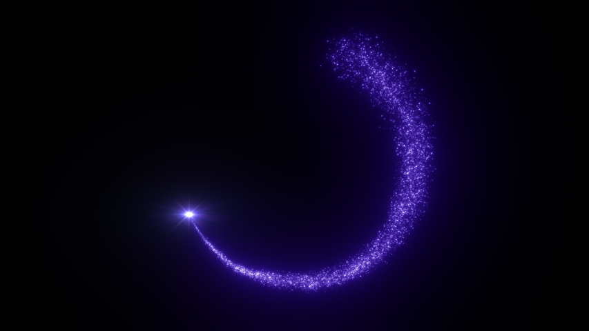 animated trailing white star bursting Stock Footage Video (100% Royalty ...