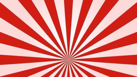 Abstract Red Sun Rays Illustration Animation Stock Footage Video (100% ...