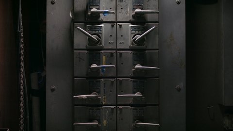 Vinyl Record Player Switches Closeup Footage Stock Footage Video (100% ...