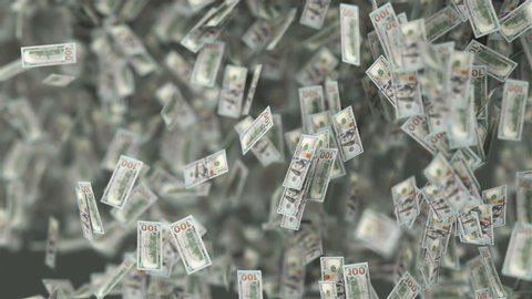 Png Alphalooping Dollars Falling Down Flying Stock Footage Video (100% ...