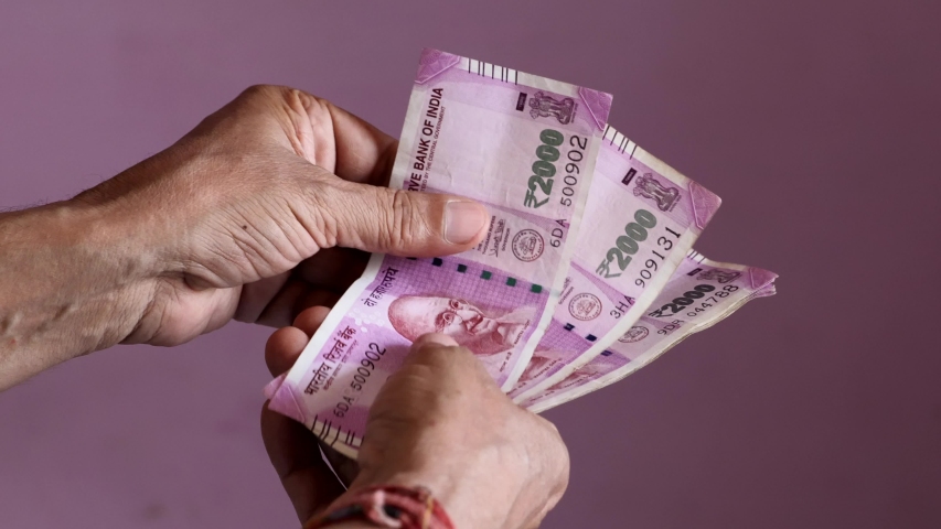 Rupees Bundle Stock Video Footage - 4K and HD Video Clips | Shutterstock