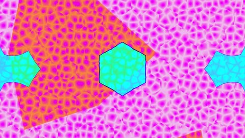 Colorful Animated Textured Forms Background Looping Stock Footage Video ...