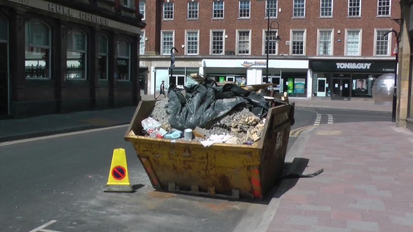 Garbage skip Stock Video Footage - 4K and HD Video Clips | Shutterstock