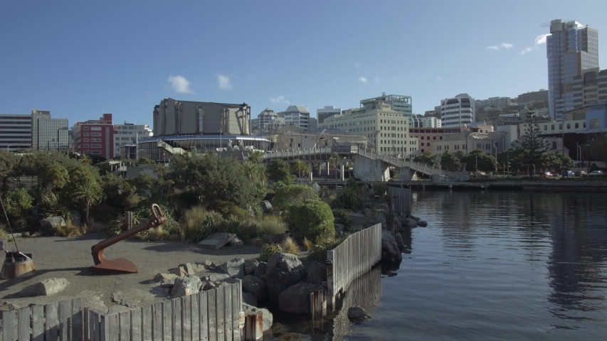 Waterfront cityscape of Wellington, New Zealand image - Free stock ...