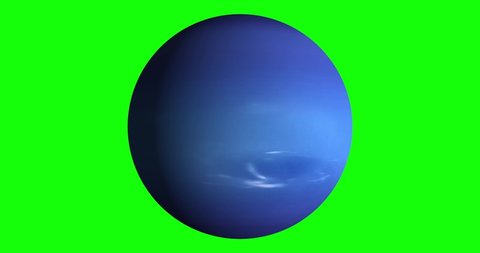 neptune rotating spinning full rotation seamless Stock Footage Video ...