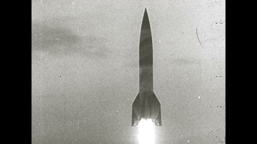 1960s: Rocket Launching. Nazi Soldiers, Stock Footage Video (100% ...