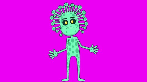 animation gif character fashion dancing eye Stock Footage Video (100% ...