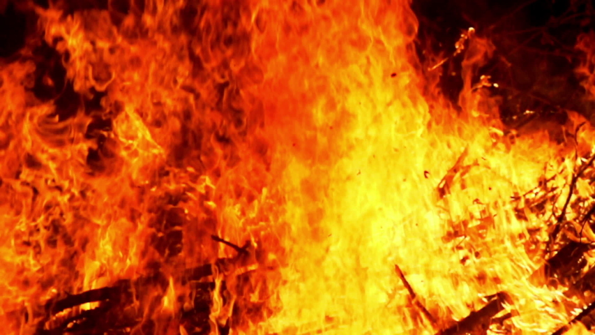 fire flame burning slow motion Stock Footage Video (100% Royalty-free ...
