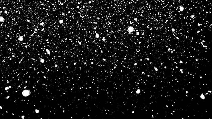 winter snow falling animation loop slow Stock Footage Video (100% ...