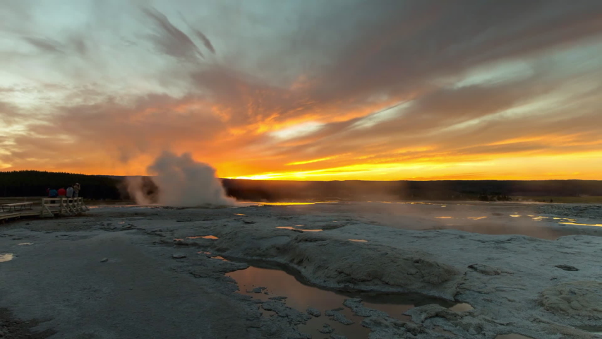 Hot spring emitting smoke image - Free stock photo - Public Domain ...