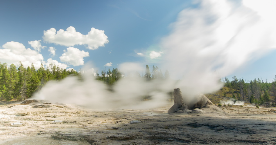 Hot spring emitting smoke image - Free stock photo - Public Domain ...