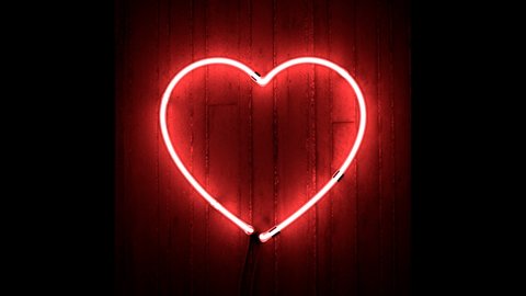 Vector Realistic Isolated Neon Sign Heart Stock Vector (Royalty Free ...