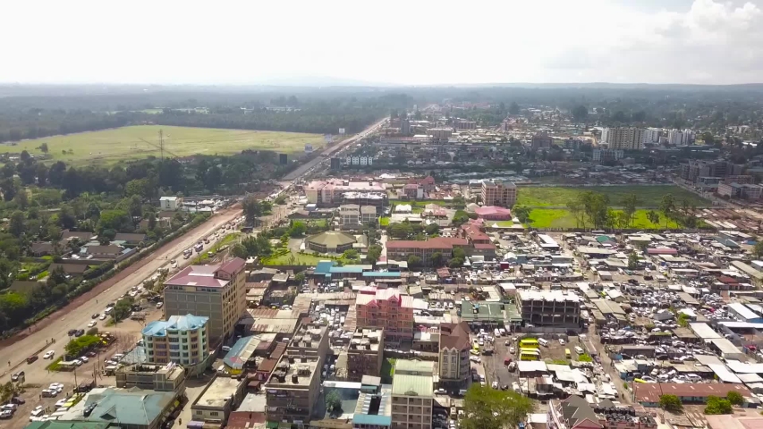 Aerial View of Nairobi Cityscape in Kenya image - Free stock photo ...