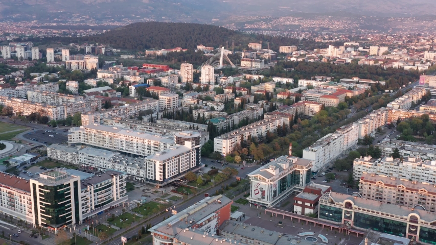 Podgorica panoramic landscape in Montenegro image - Free stock photo ...