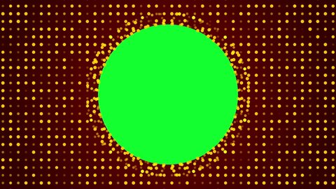 Red Background Circle Green Screen Loop Stock Footage Video (100% ...