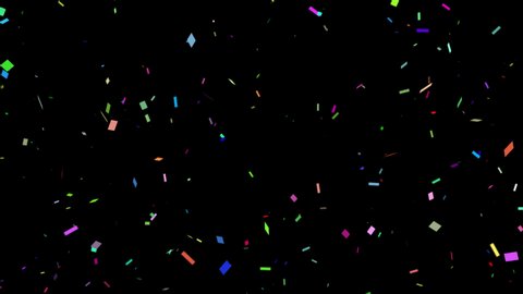 colorful confetti flakes celebratory party explosion Stock Footage ...