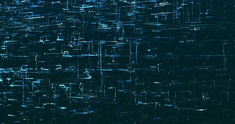 Program Codes Cells Animation Multiple Changing Stock Footage Video ...