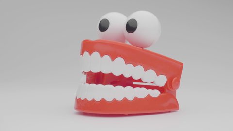 toy teeth moving funny tooth model Stock Footage Video (100% Royalty ...