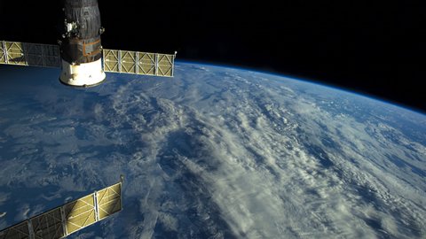 Day Night Earth View Seen International Stock Footage Video (100% ...