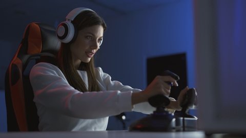 Male Female Programmers Talking About Work Stock Footage Video (100% ...