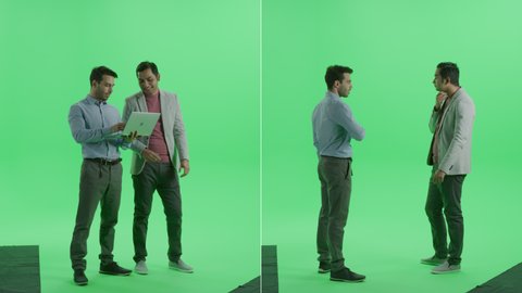 2in1 Green Screen Collage Two Diverse Stock Footage Video (100% Royalty ...