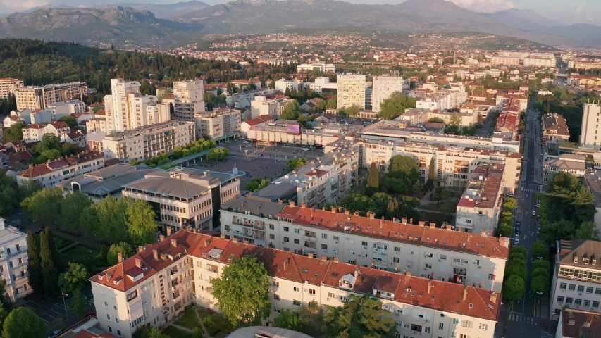 Podgorica panoramic landscape in Montenegro image - Free stock photo ...