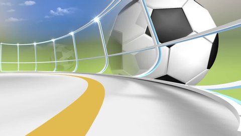 3d Virtual Sports Studio Background Stock Footage Video (100% Royalty ...