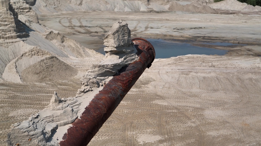 sand quarry hydraulic fill Stock Footage Video (100% Royalty-free ...