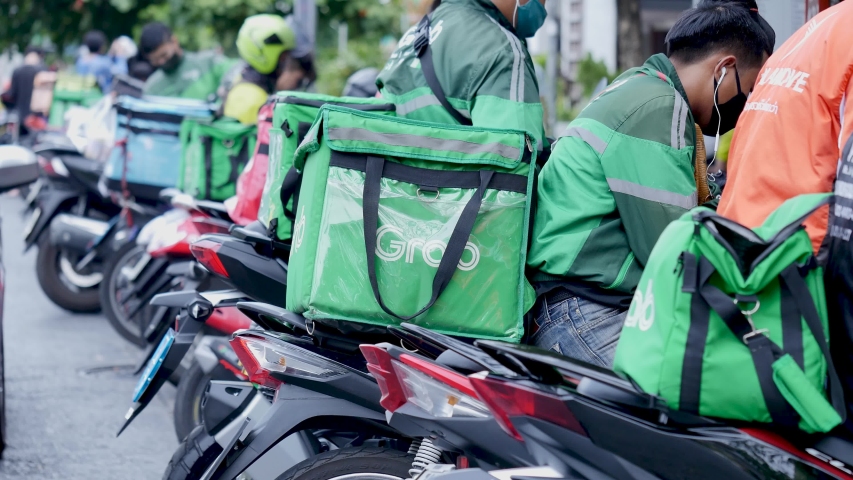 Grab bike Stock Video Footage - 4K and HD Video Clips | Shutterstock