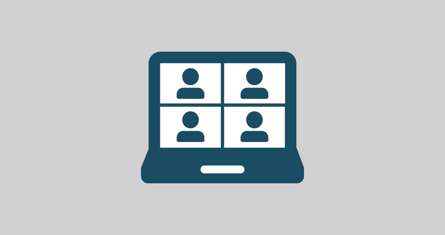 Animated Video Call, Video Conference Stock Footage Video (100% Royalty ...