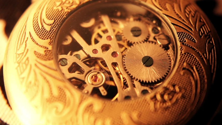 camera movement through clockwork 3d animation Stock Footage Video (100 ...