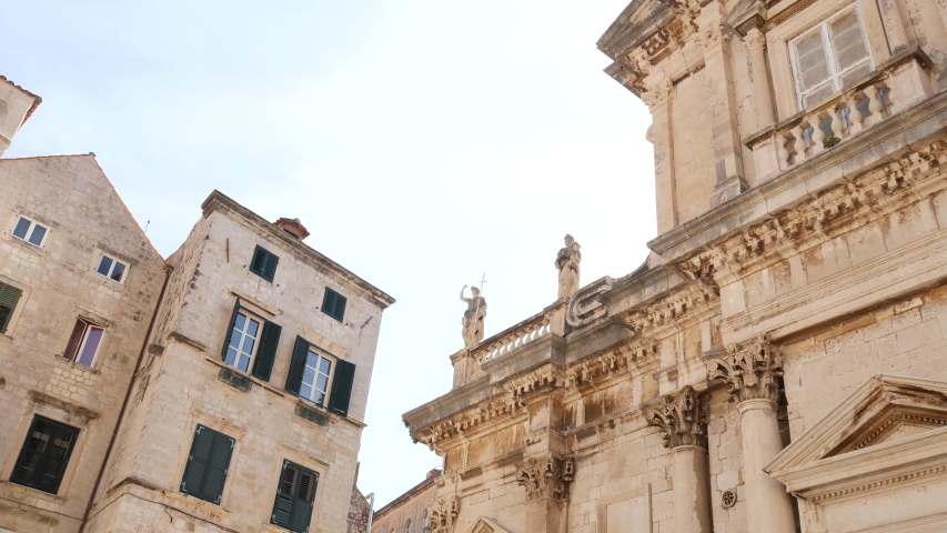 Facade of Vlaha Church, in Stock Footage Video (100% Royalty-free ...