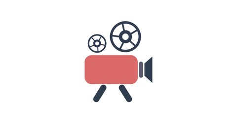 Cinema Icon Set Isolated Vector Illustration Stock Vector (Royalty Free ...