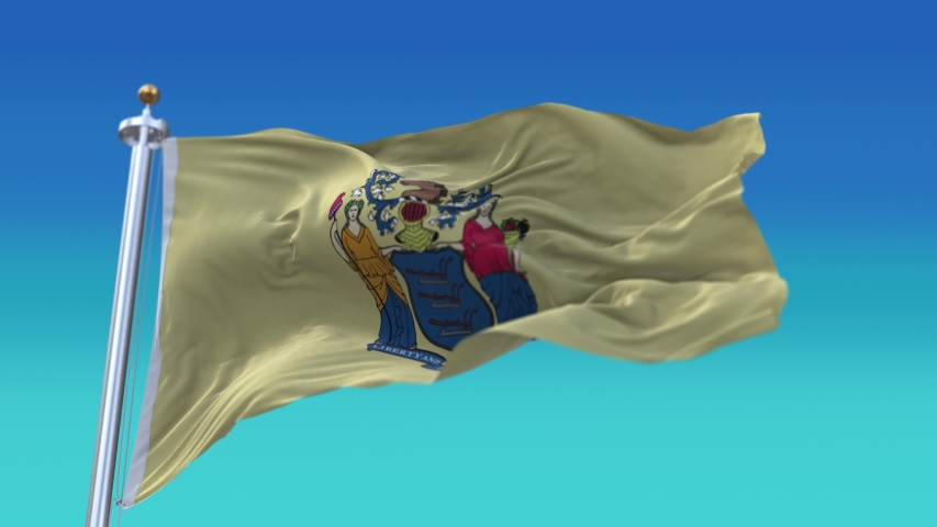 State flag of New Jersey image - Free stock photo - Public Domain photo ...